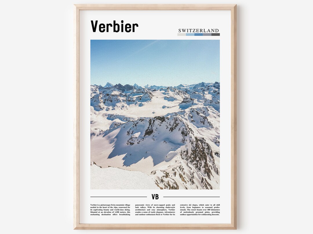 Verbier Poster, Verbier Print, Verbier Wall Art, Europe Photo, Europe ...