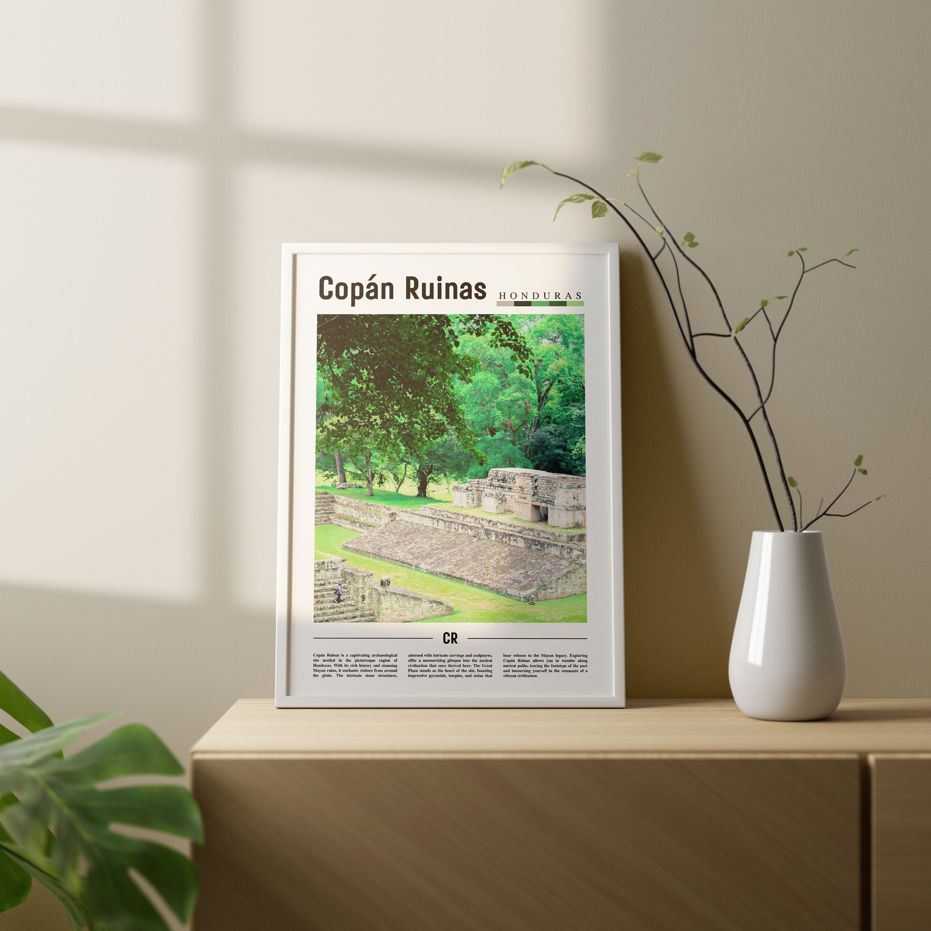 Copán Ruinas Poster, Copán Ruinas Print, Copán Ruinas Wall Art, Central ...