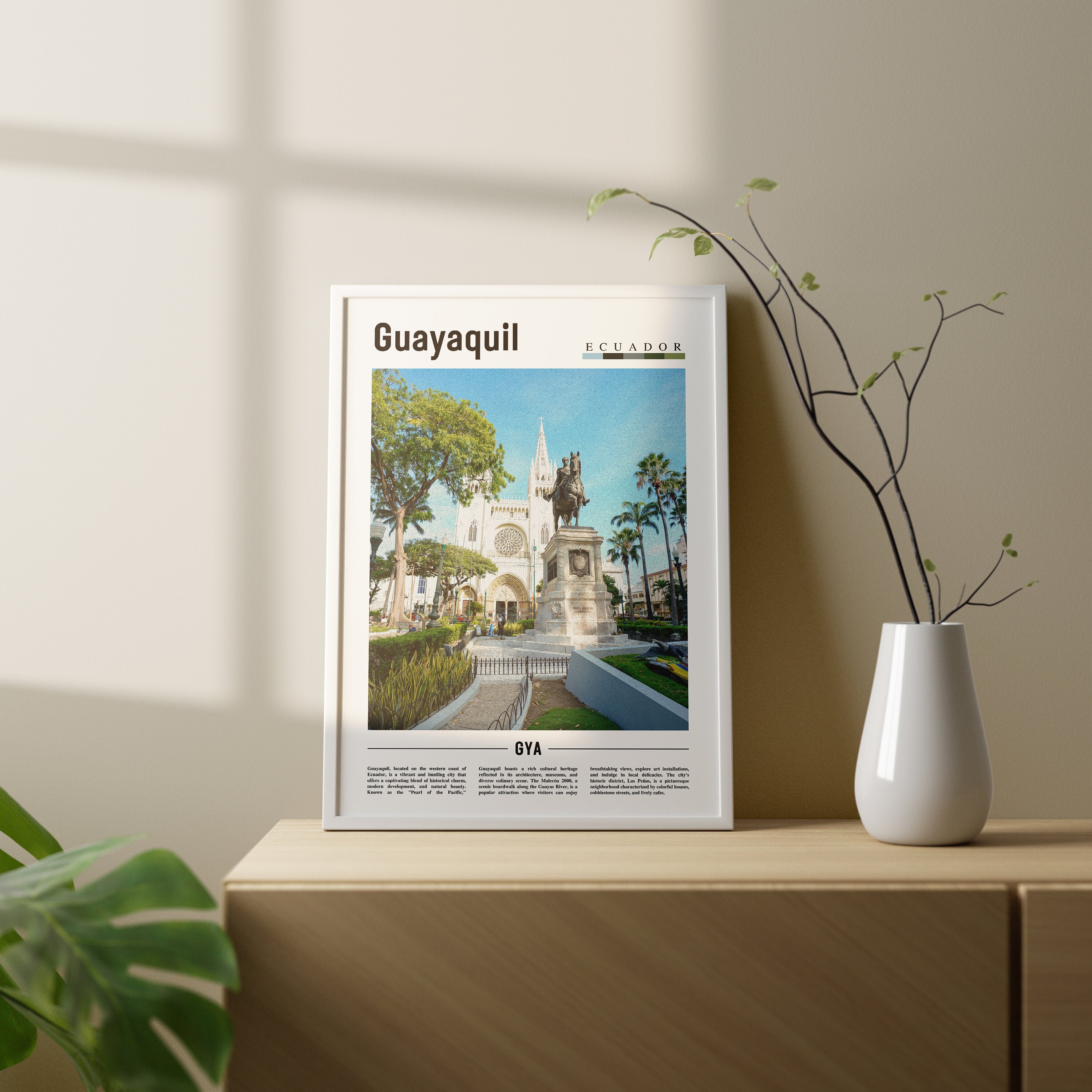 Guayaquil Poster Guayaquil Print Guayaquil Wall Art South - Etsy