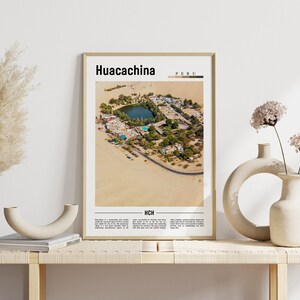 Huacachina Poster, Huacachina Print, Huacachina Wall Art, South America ...