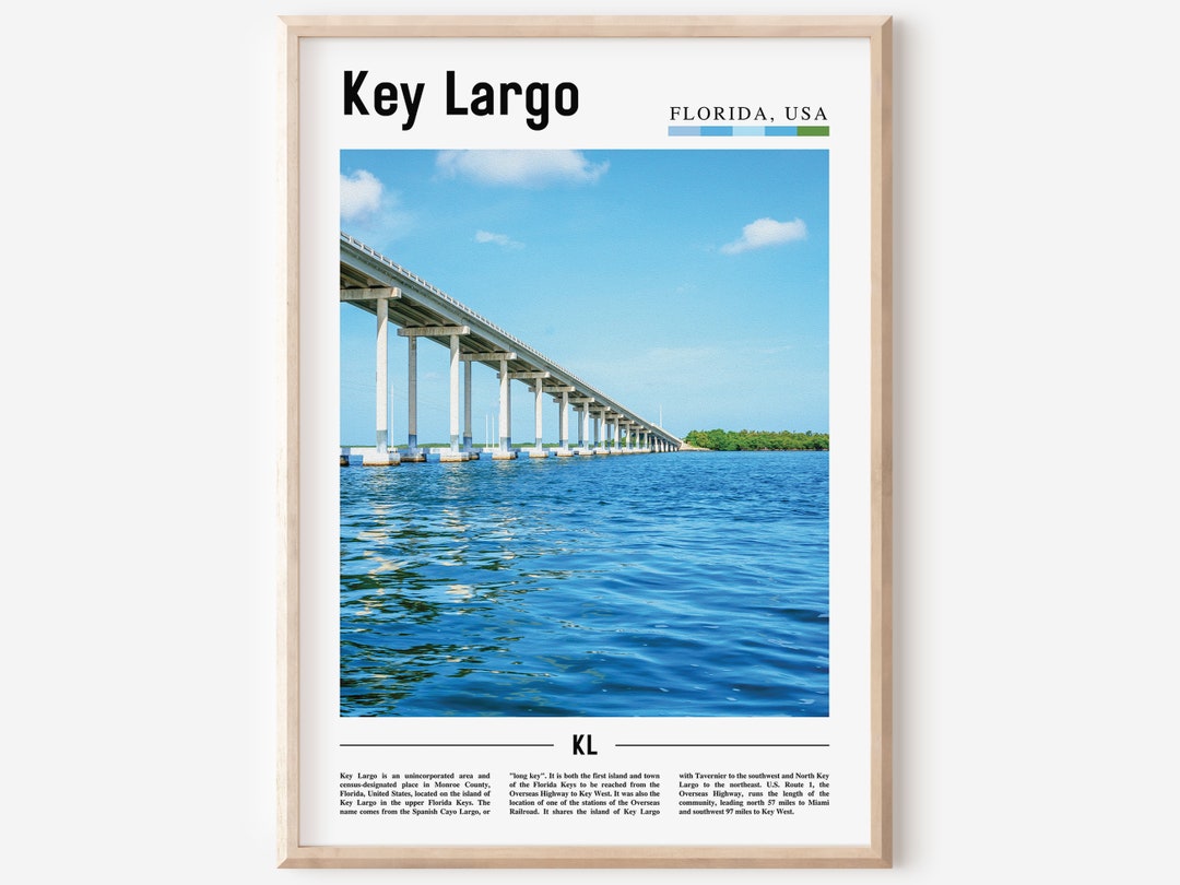 Key Largo Print, Key Largo Poster, Key Largo Wall Art, Oil Painting ...