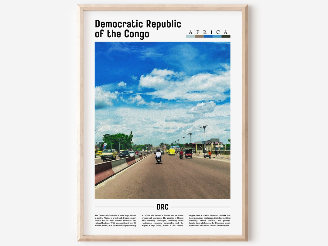 Democratic Republic of the Congo Poster, Democratic Republic of the ...