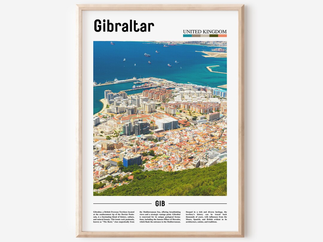 Gibraltar Poster, Gibraltar Print, Gibraltar Wall Art, Europe Photo ...