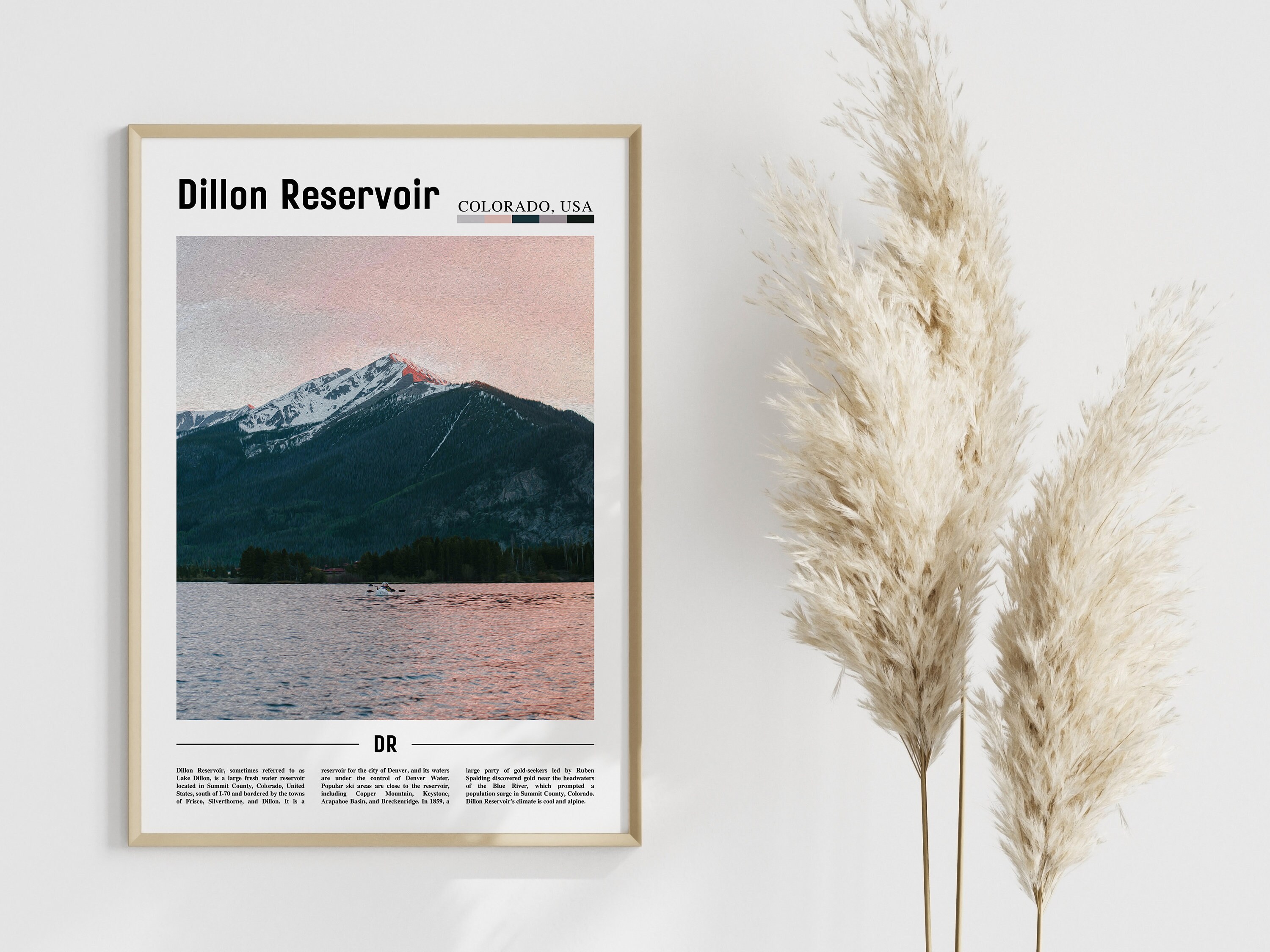 Dillon Reservoir Poster, Dillon Reservoir Print, Dillon Reservoir Wall ...