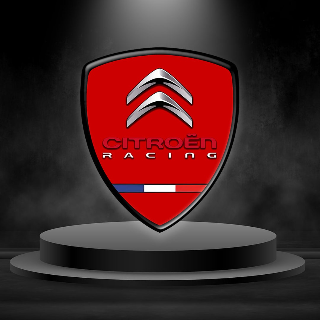 Citroen Sticker Hand Made Premium Quality Silicone Coated Side Badge ...