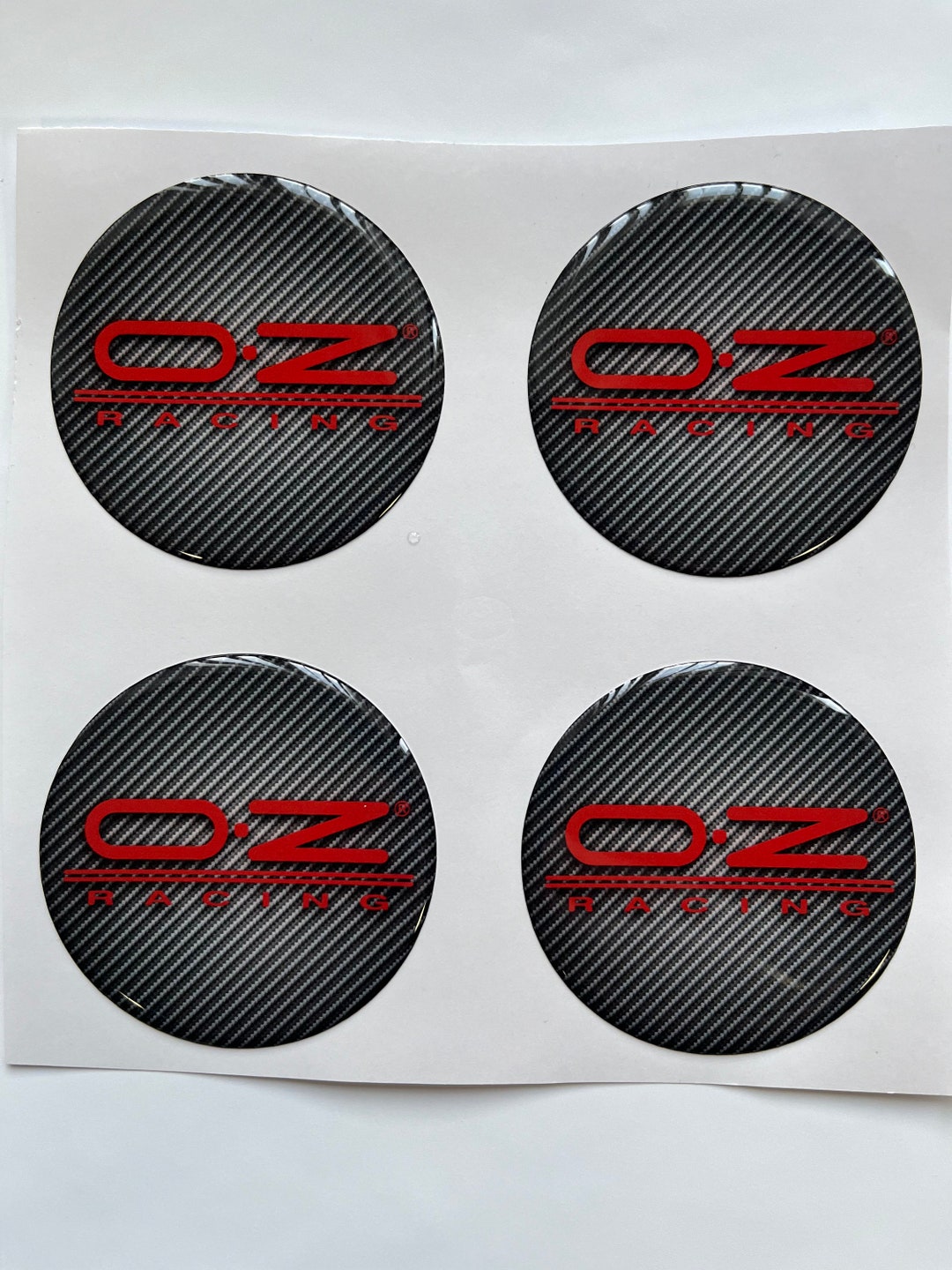 OZ Racing Stickers Set of 4pcs Hand Made Premium Quality Silicone ...