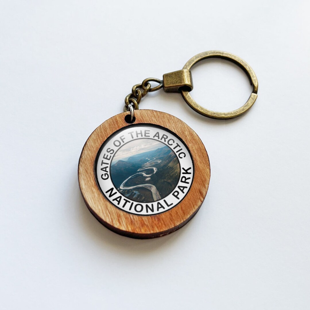 Gates of the Arctic National Park Keychain 60mm Silicone - Etsy