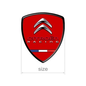 Citroen Sticker Hand Made Premium Quality Silicone Coated - Etsy