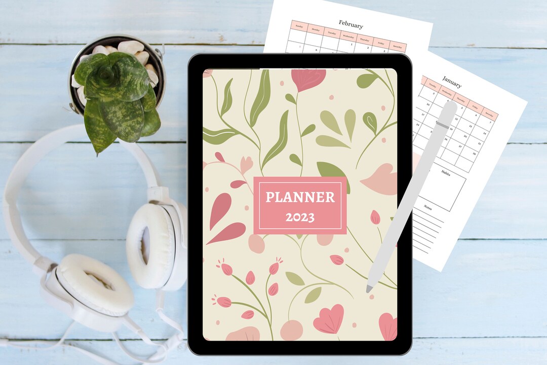 Digital Download 2023 Calendar Planner, Instant Download Calendar ...