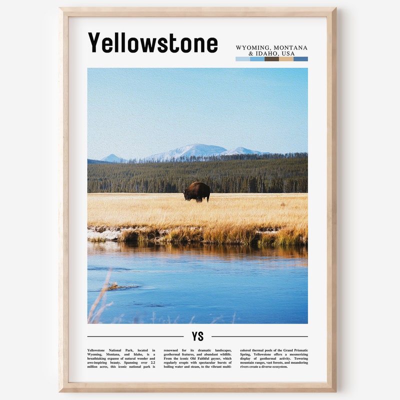 Yellowstone Poster - Etsy