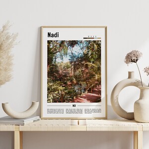 Nadi Poster, Nadi Print, Nadi Wall Art, Minimal Travel Print, Travel ...
