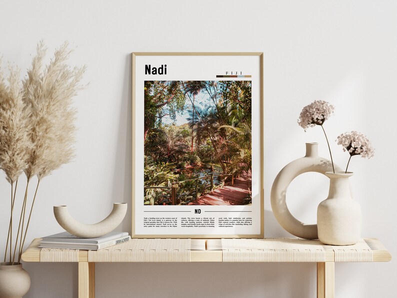 Nadi Poster, Nadi Print, Nadi Wall Art, Minimal Travel Print, Travel ...