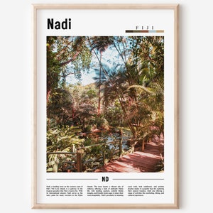 Nadi Poster, Nadi Print, Nadi Wall Art, Minimal Travel Print, Travel ...