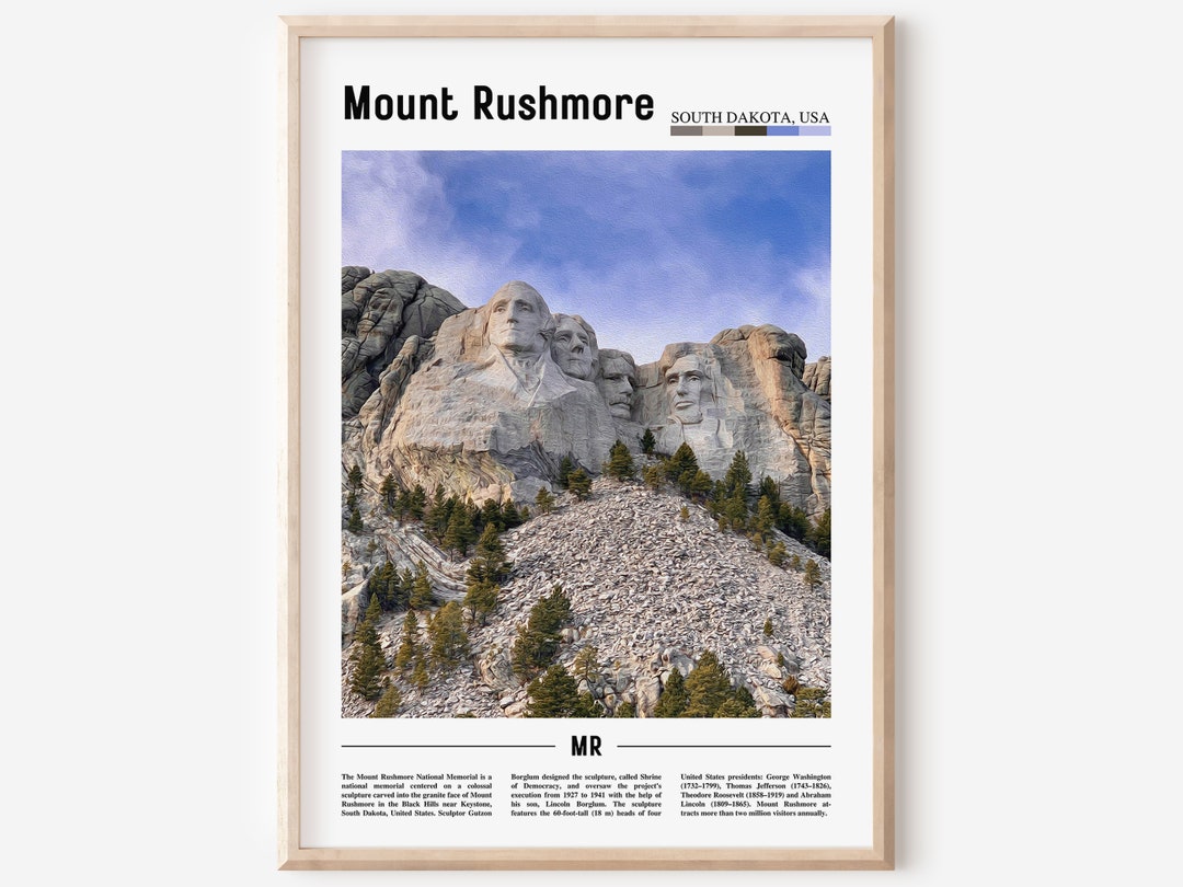 Mount Rushmore Poster, Mount Rushmore Print, Mount Rushmore Wall Art ...
