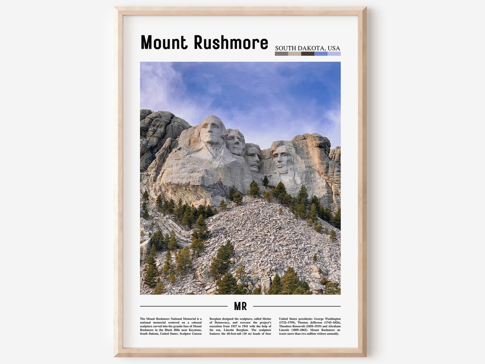 Mount Rushmore Poster Mount Rushmore Print Mount Rushmore - Etsy