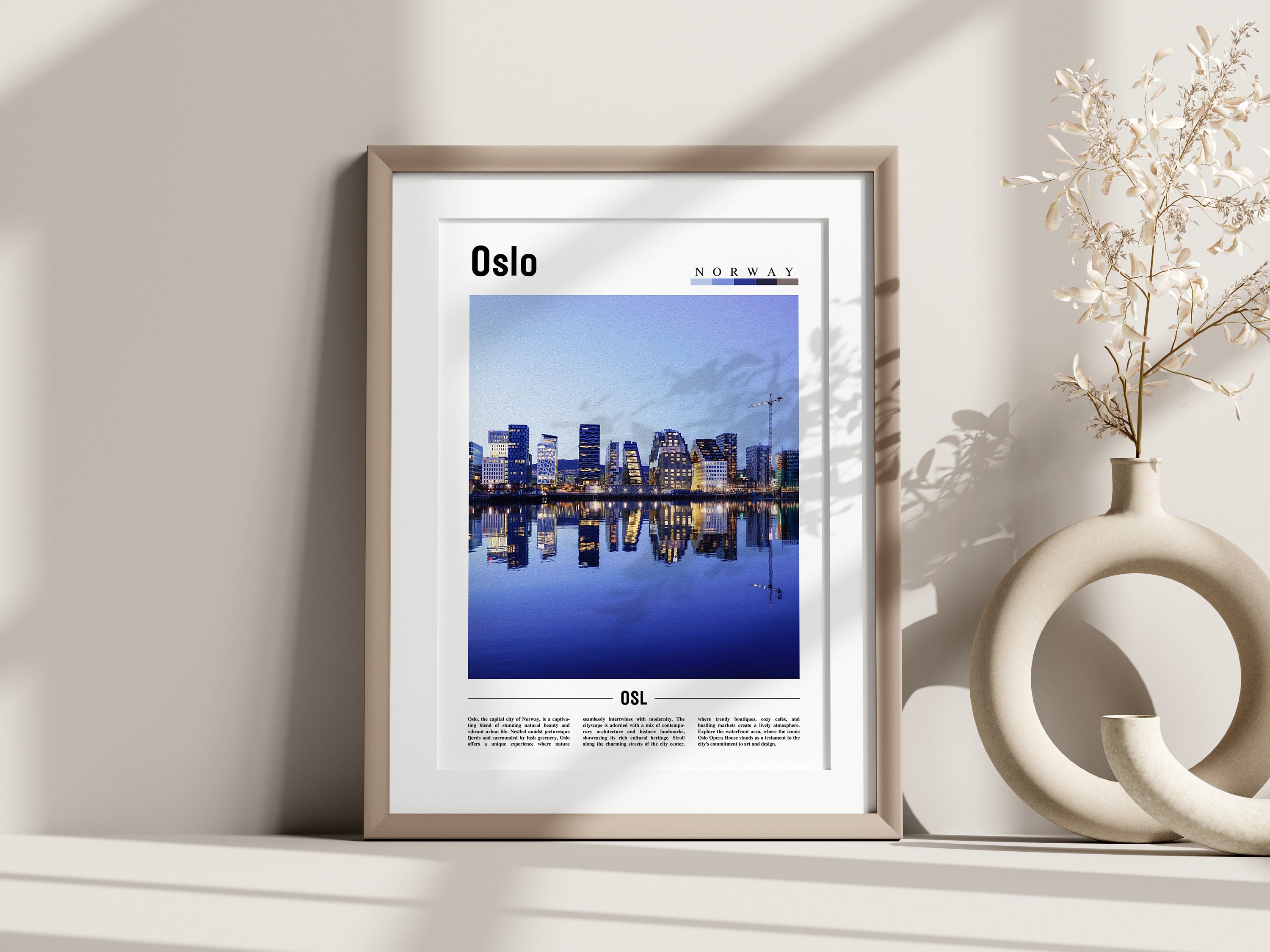 Oslo Poster, Oslo Print, Oslo Wall Art, Europe Photo, Europe Poster ...