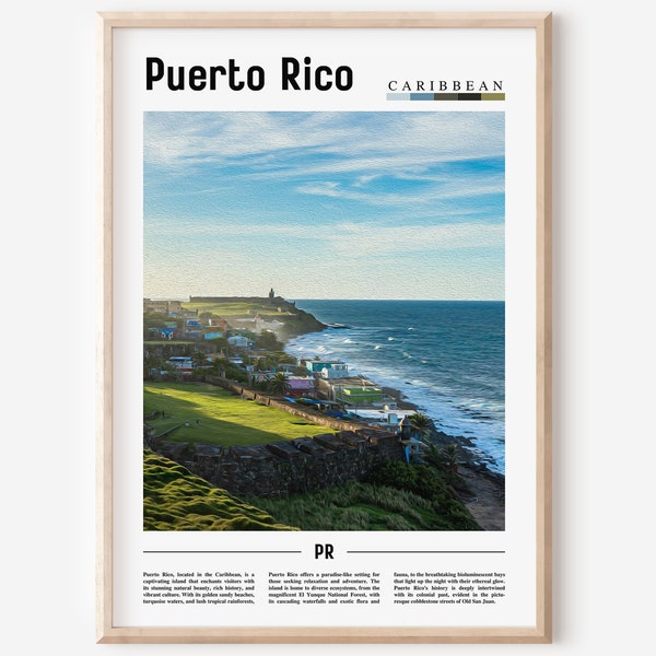 Puerto Rico Poster - Etsy