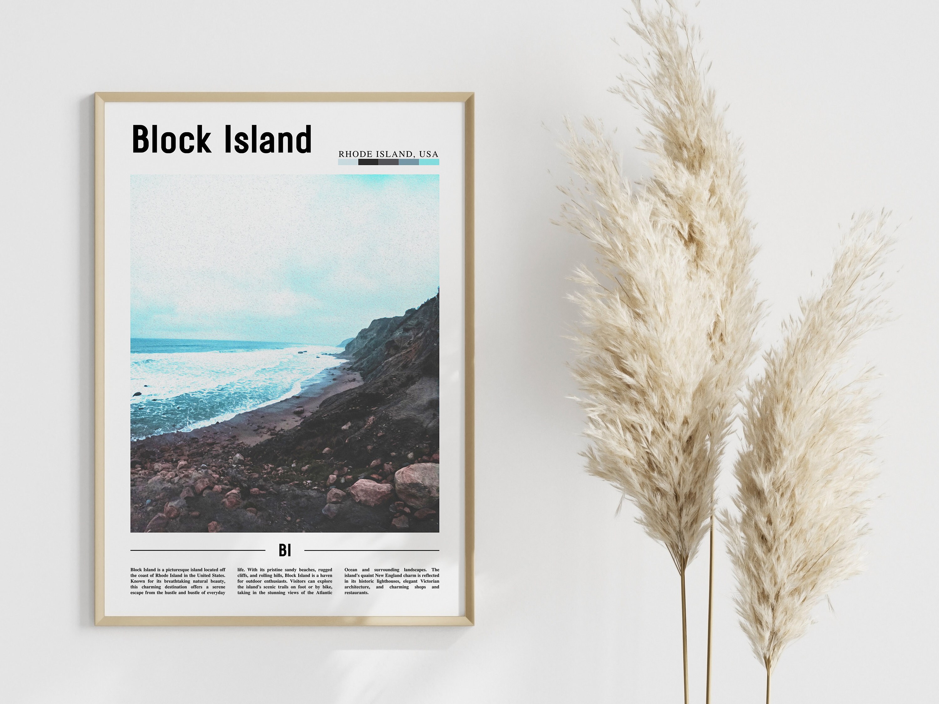 Block Island Poster Block Island Print Block Island Wall - Etsy