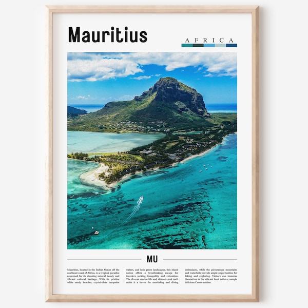 Mauritius Poster - Etsy