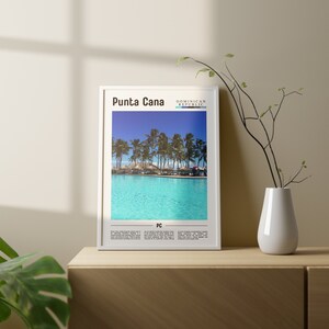 Punta Cana Poster, Punta Cana Print, Punta Cana Wall Art, Caribbean ...