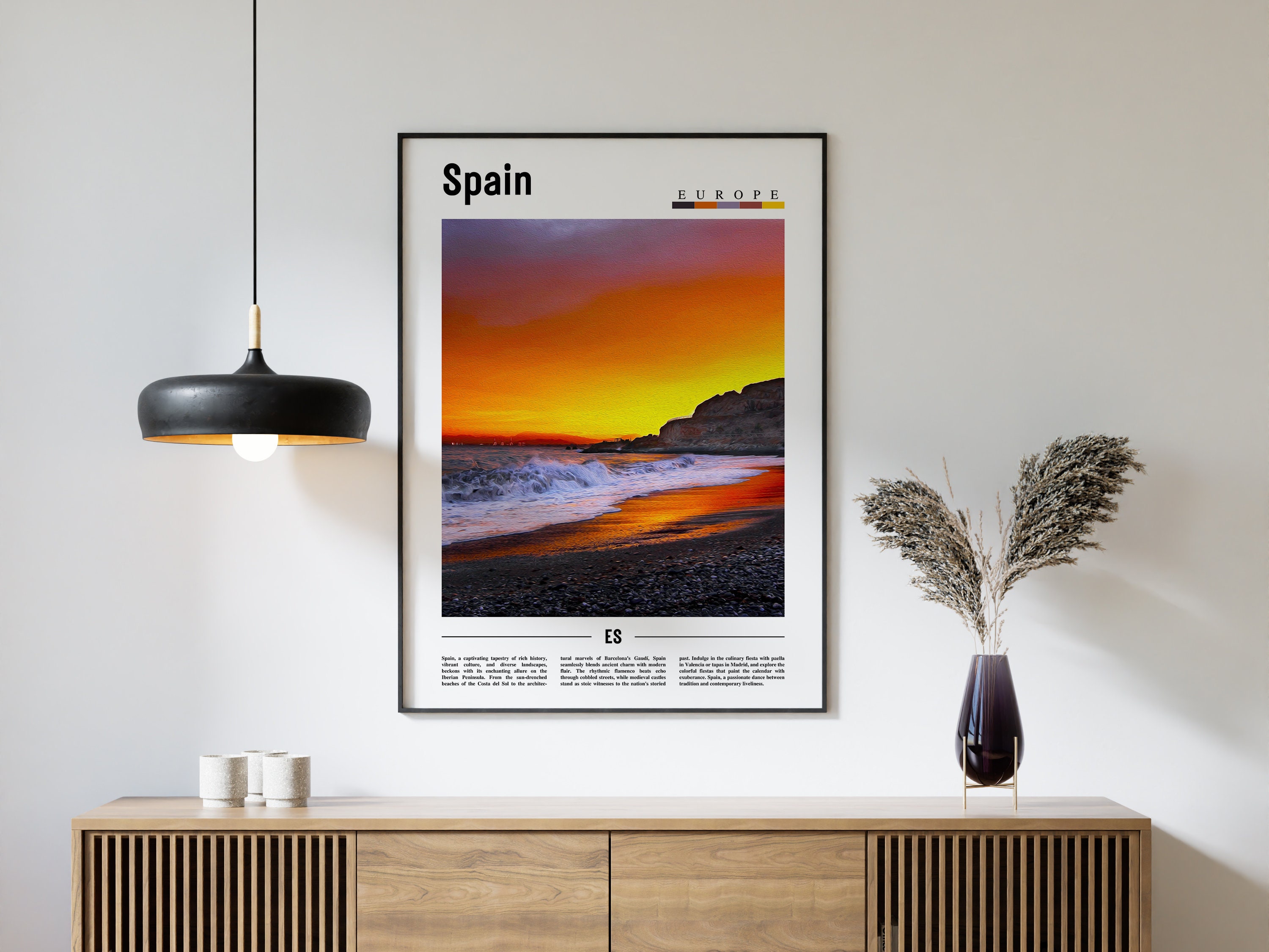 Spain Poster Spain Print Spain Wall Art Spain Photo Spain - Etsy