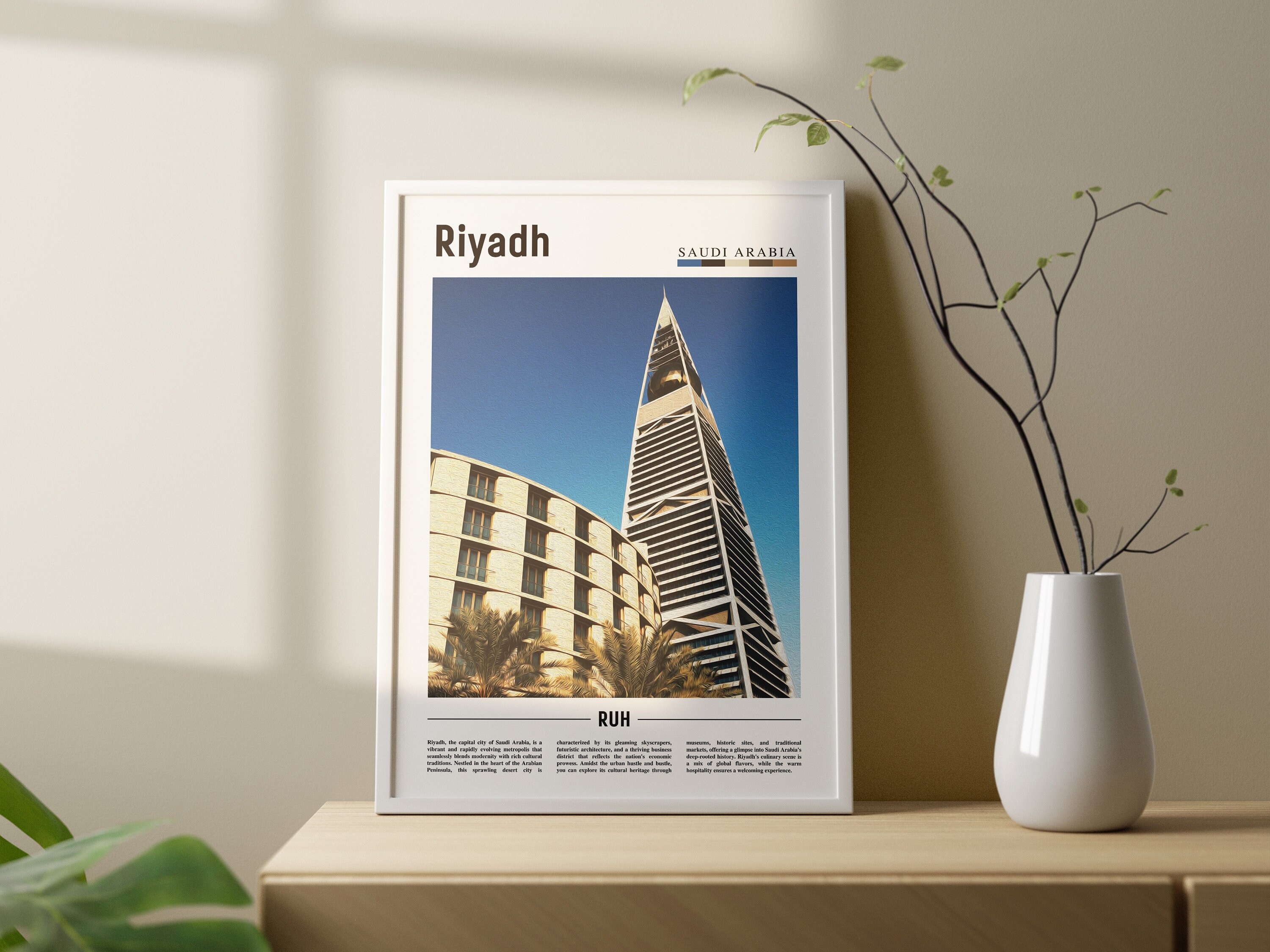 Riyadh Poster Riyadh Print Riyadh Wall Art Minimal Travel - Etsy