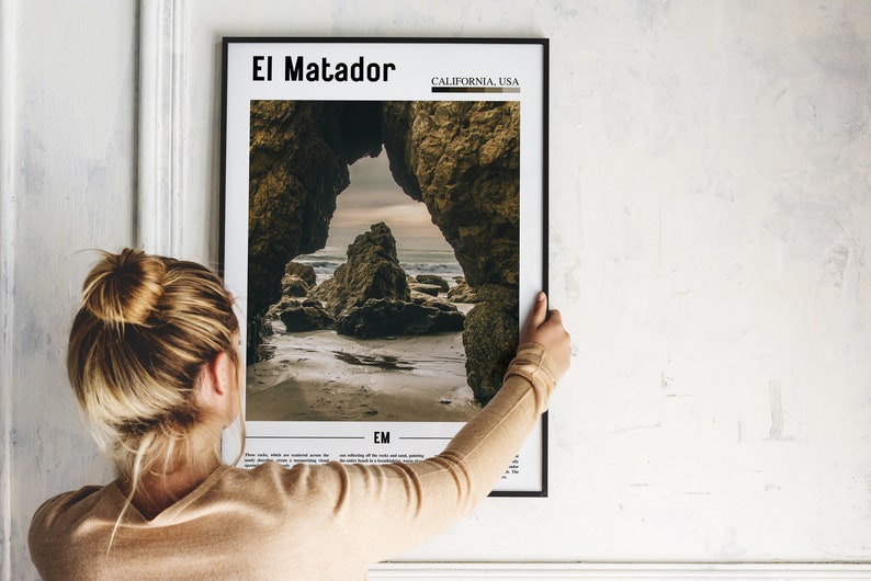 El Matador Print, El Matador Poster, El Matador Wall Art, Minimal ...