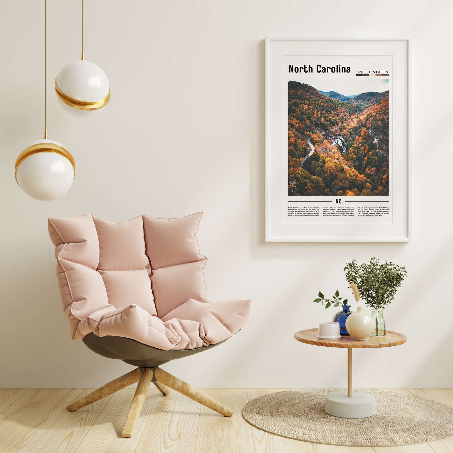 North Carolina Poster, North Carolina Print, North Carolina Wall Art ...