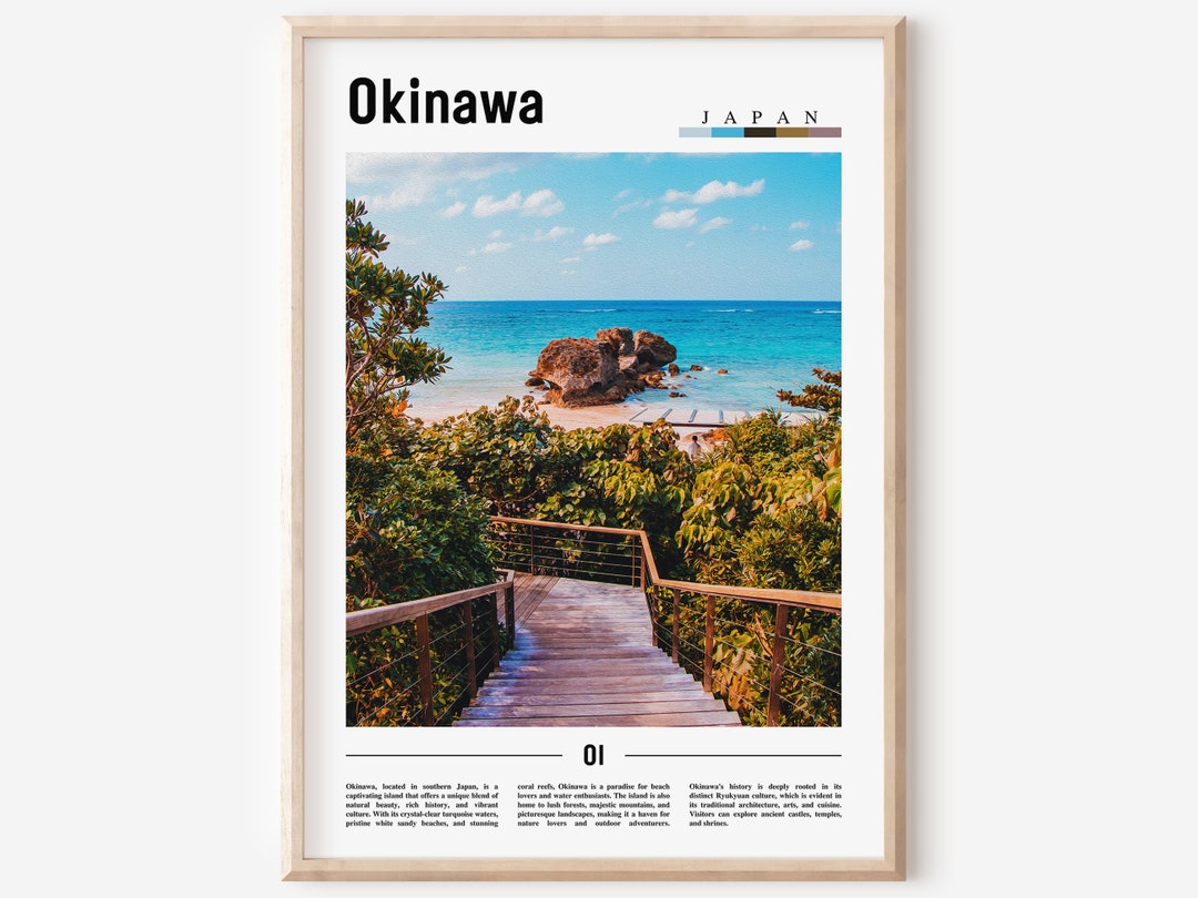 Okinawa Poster, Okinawa Print, Okinawa Wall Art, Asia Print, Asia ...