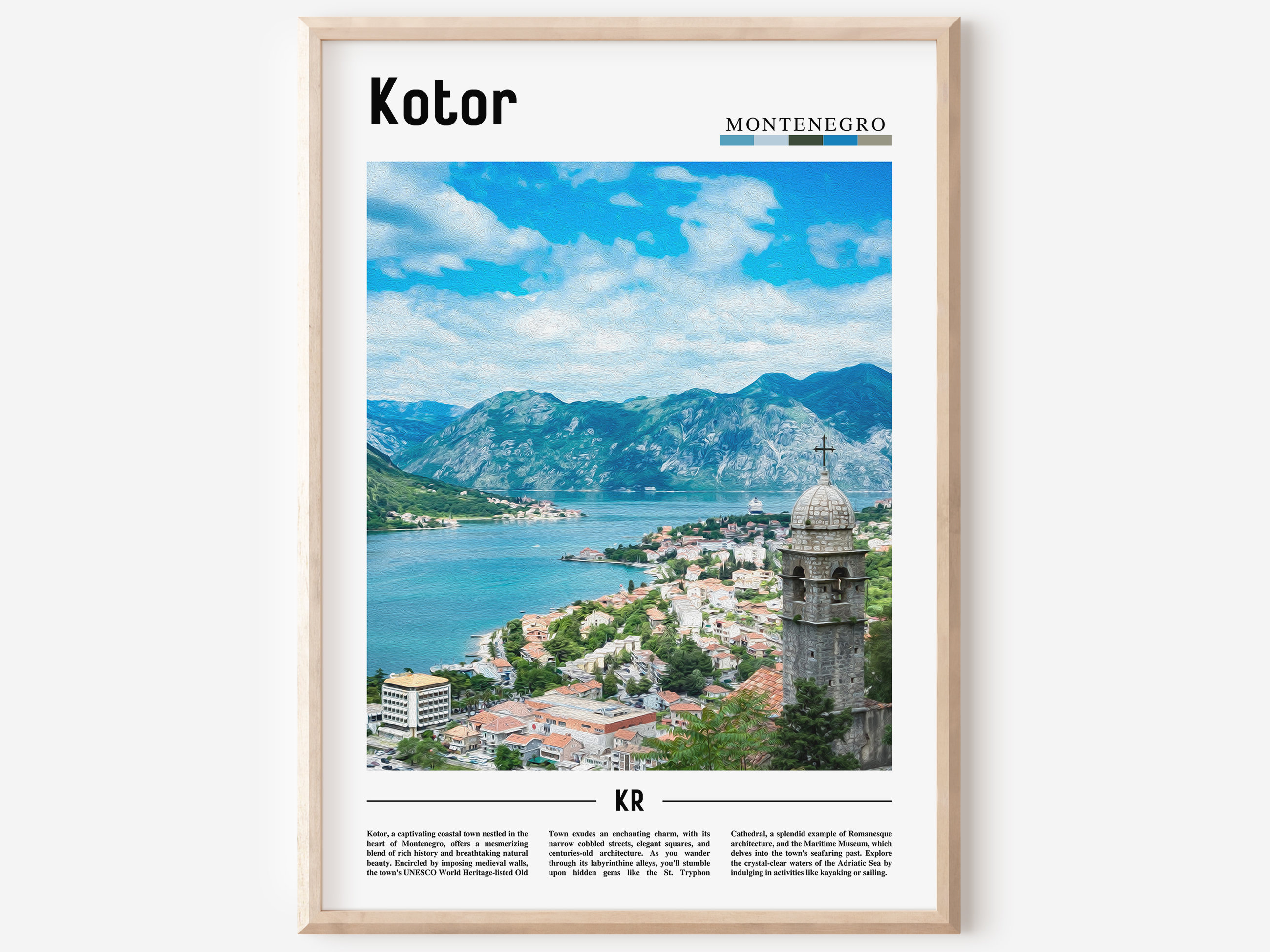 Kotor Poster, Kotor Print, Kotor Wall Art, Europe Photo, Europe Poster ...