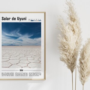 Salar De Uyuni Poster, Salar De Uyuni Print, Salar De Uyuni Wall Art ...