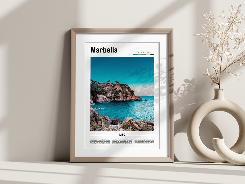 Marbella Poster, Marbella Print, Marbella Wall Art, Spain Photo, Spain ...