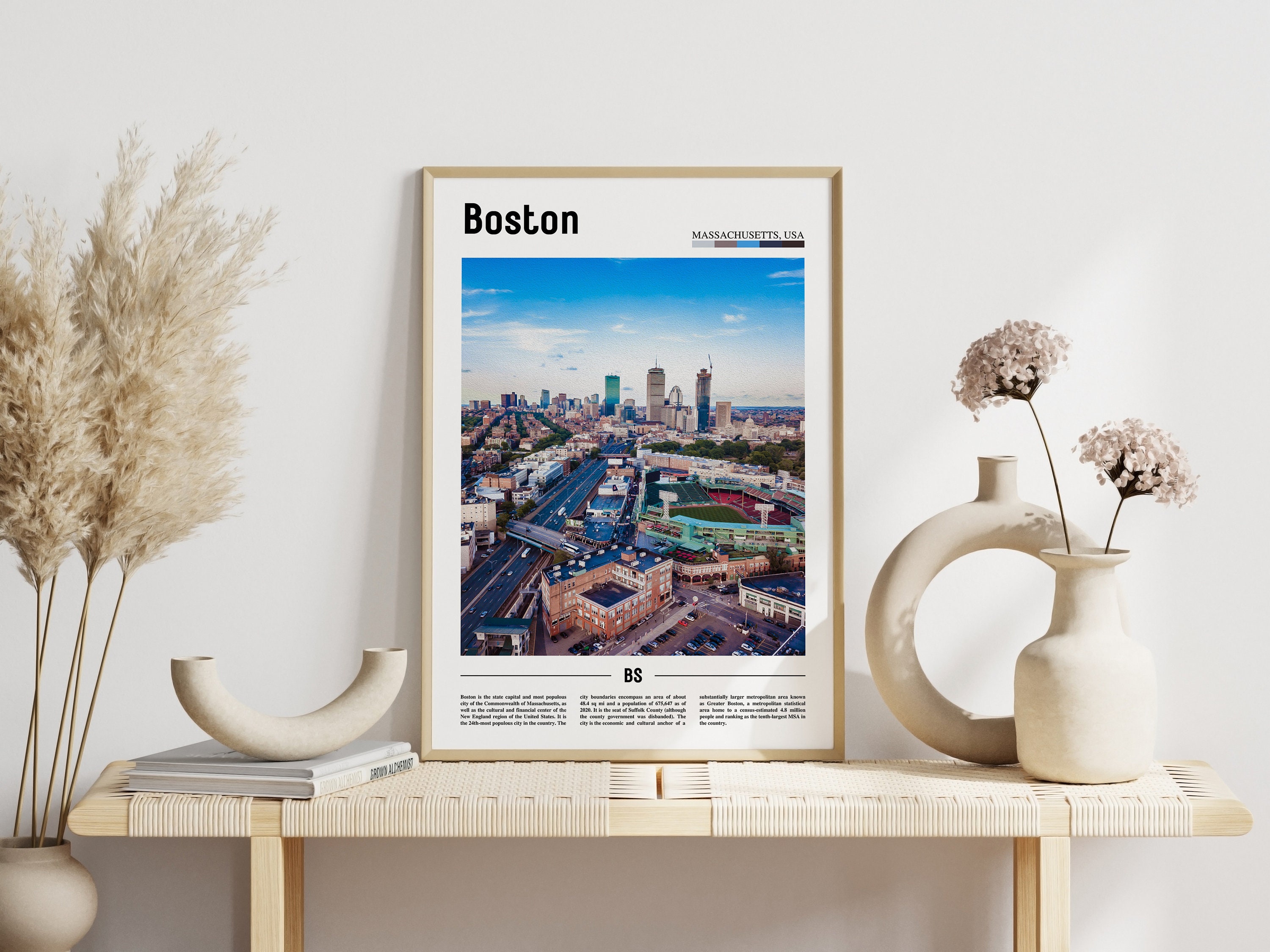 Boston Print, Boston Poster, Boston Wall Art, United States Photo ...