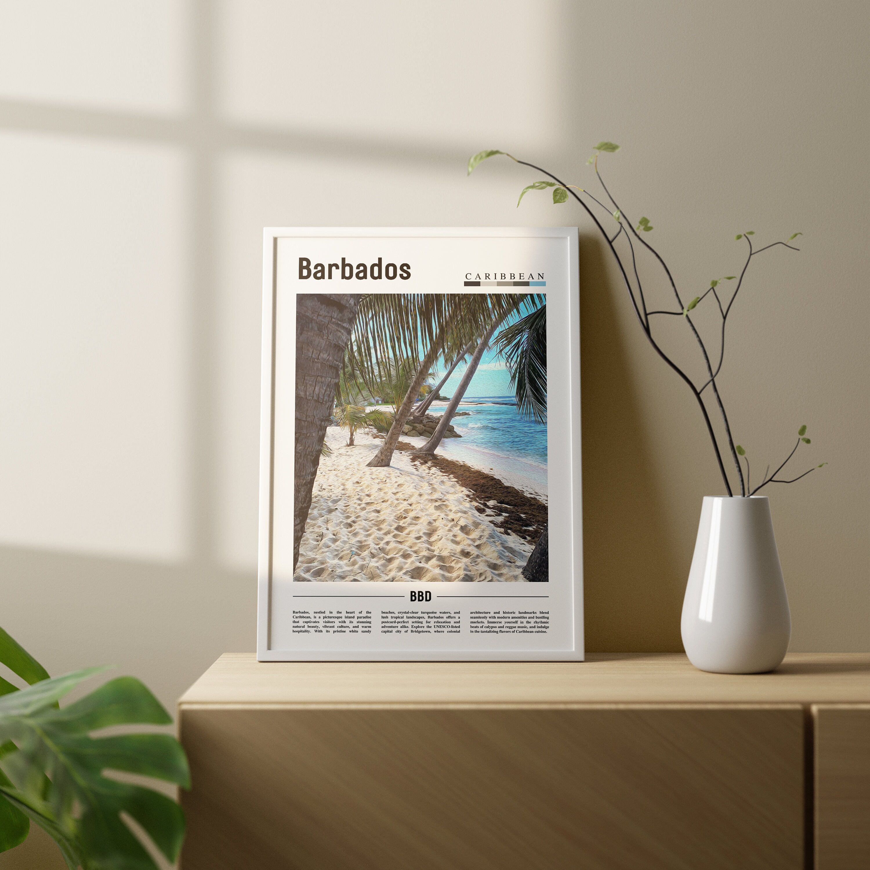 Barbados Poster Barbados Druck Barbados Wandkunst Karibik - Etsy.de