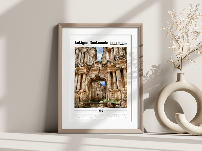 Antigua Guatemala Poster, Antigua Guatemala Print, Antigua Guatemala ...