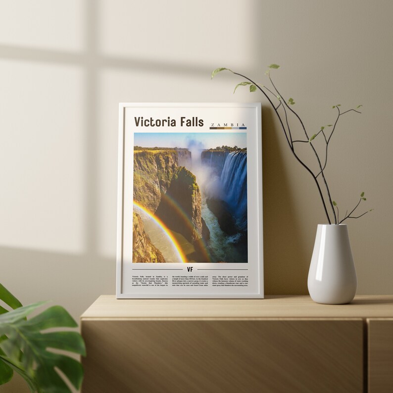 Victoria Falls Poster Victoria Falls Print Victoria Falls - Etsy