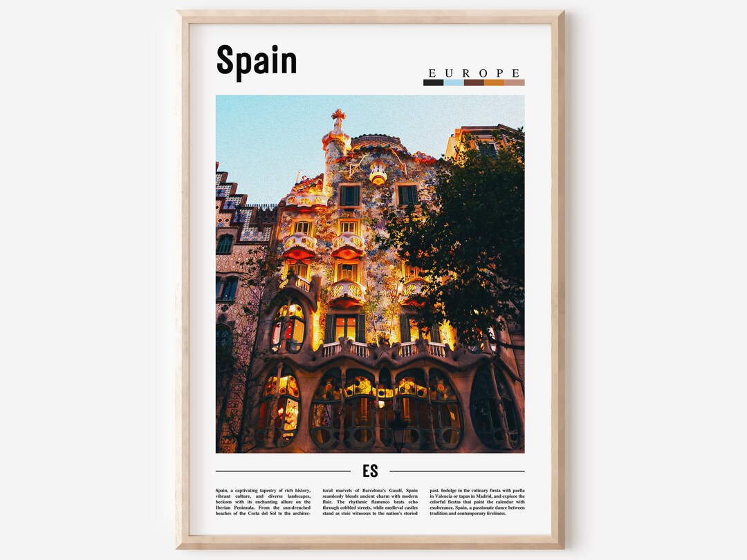 Spain Poster, Spain Print, Spain Wall Art, Spain Photo, Spain Art Print ...