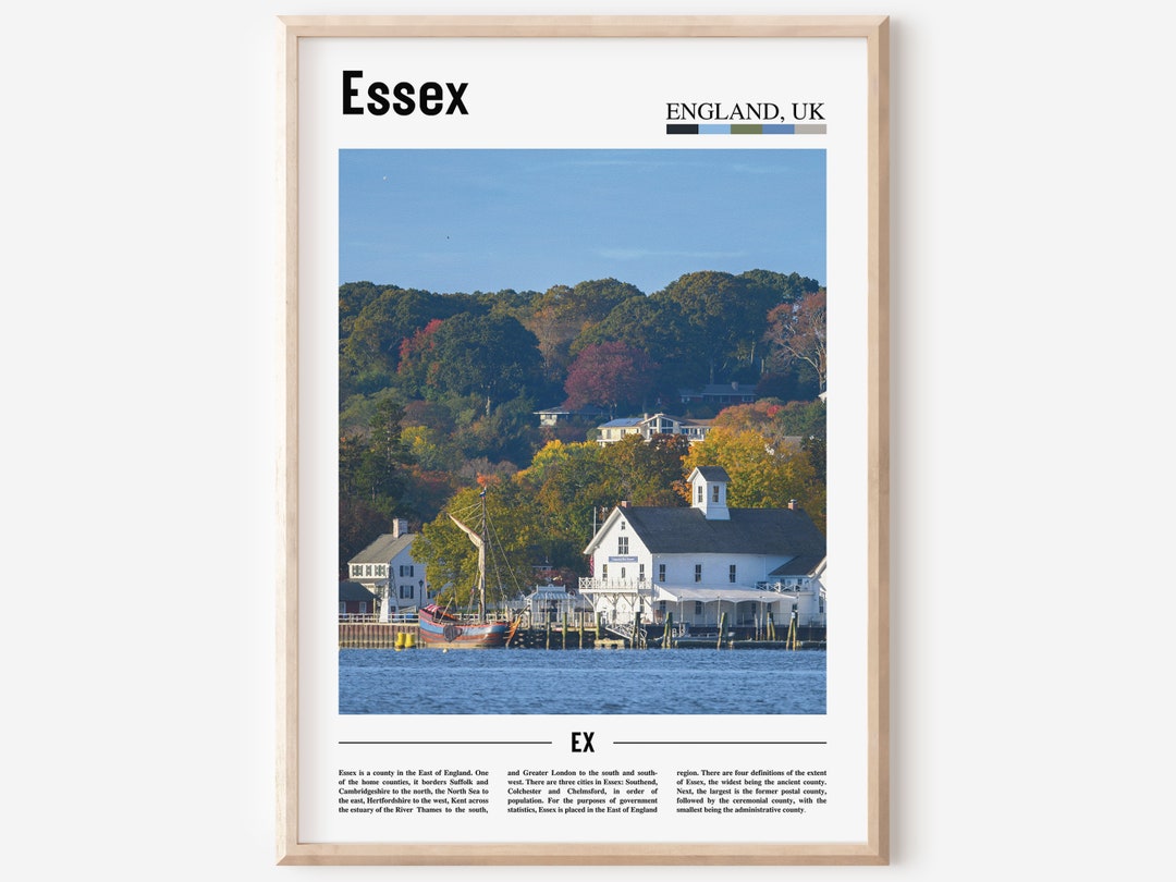Essex Print, Essex Poster, Essex Wall Art, Oil Painting Poster ...