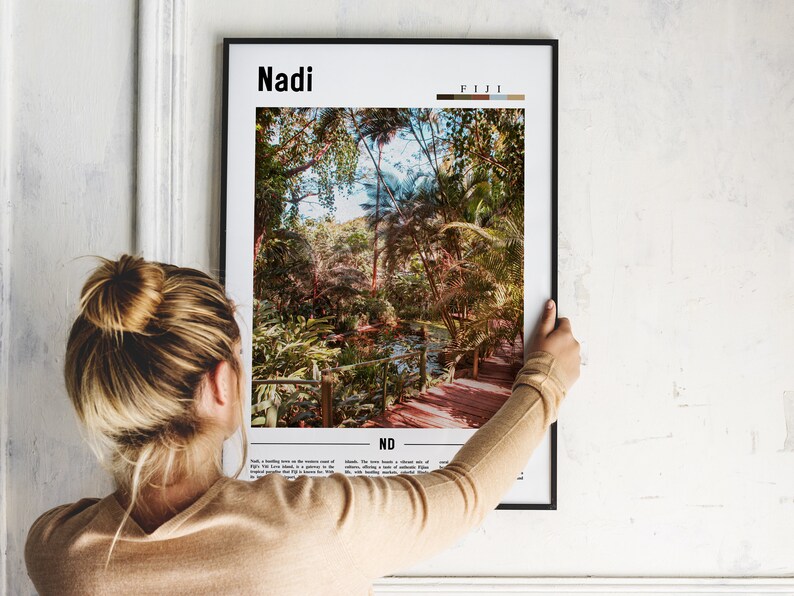 Nadi Poster, Nadi Print, Nadi Wall Art, Minimal Travel Print, Travel ...