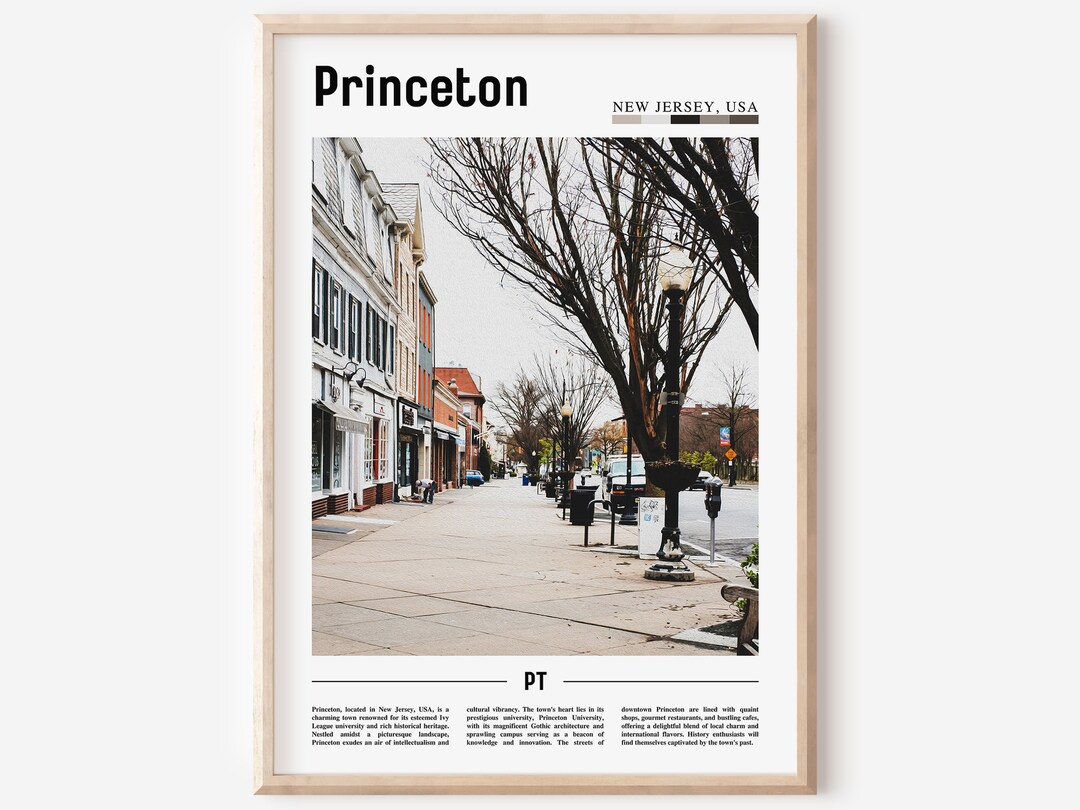 Princeton Poster, Princeton Print, Princeton Wall Art, United States ...