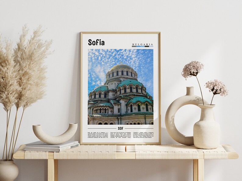 Sofia Poster Sofia Print Sofia Wall Art Minimal Travel - Etsy