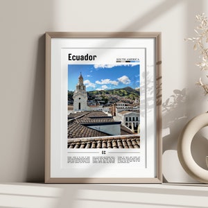 Ecuador Poster, Ecuador Print, Ecuador Wall Art, South America Poster ...