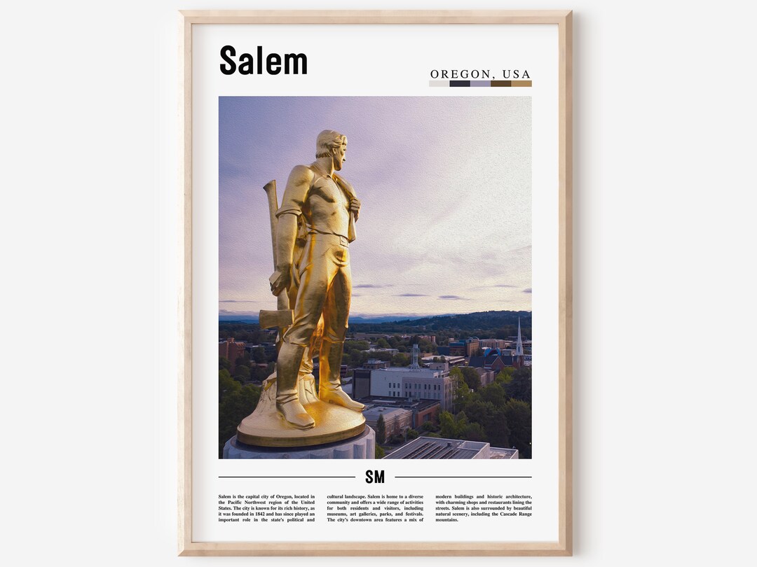 Salem Poster, Salem Print, Salem Wall Art, United States Photo, United ...