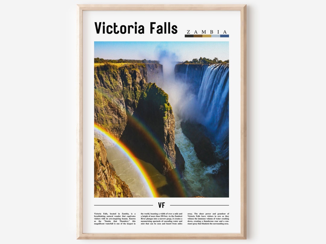Victoria Falls Poster, Victoria Falls Print, Victoria Falls Wall Art ...