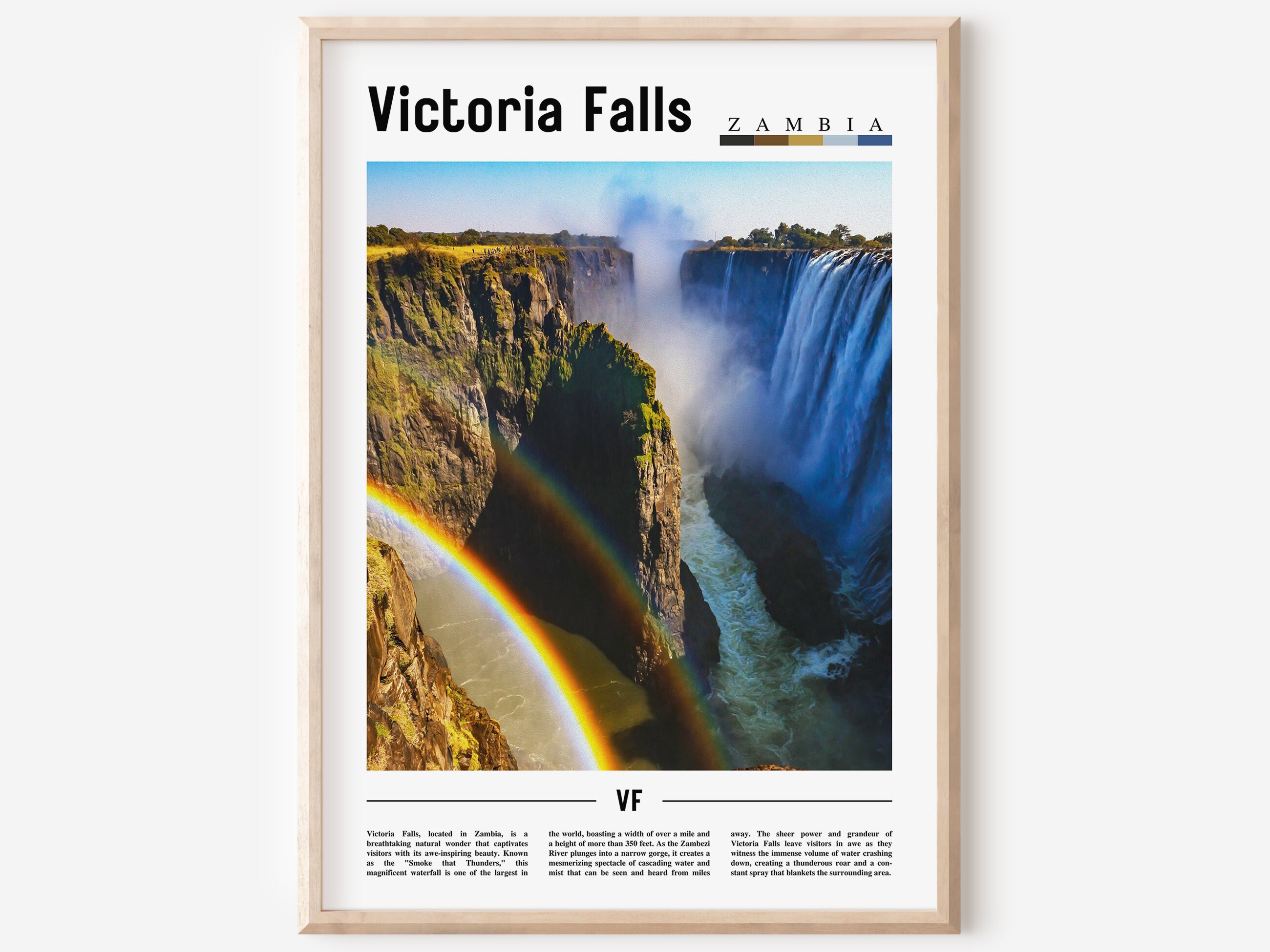 Victoria Falls Poster, Victoria Falls Print, Victoria Falls Wall Art ...