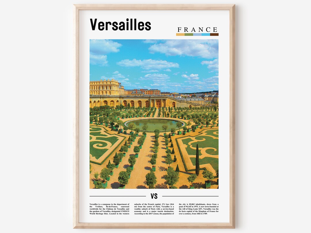 Versailles Print, Versailles Poster, Versailles Wall Art, Oil Painting ...