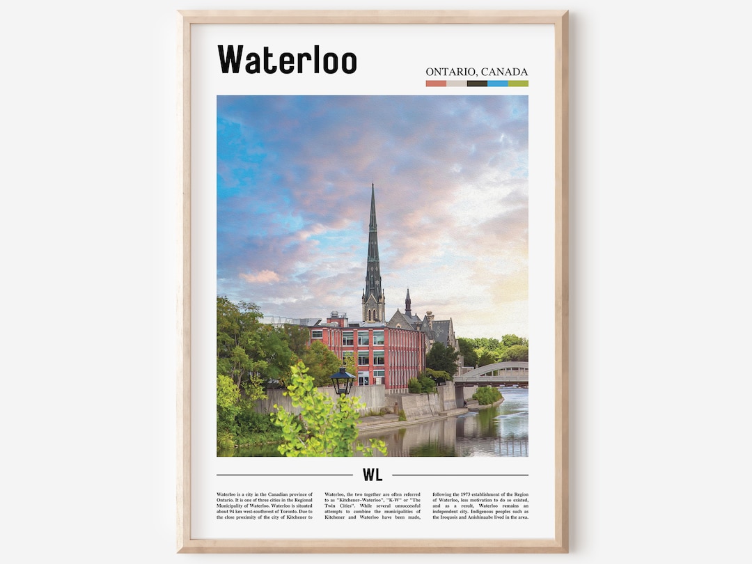 Waterloo Print, Waterloo Poster, Waterloo Wall Art, Oil Painting Poster ...