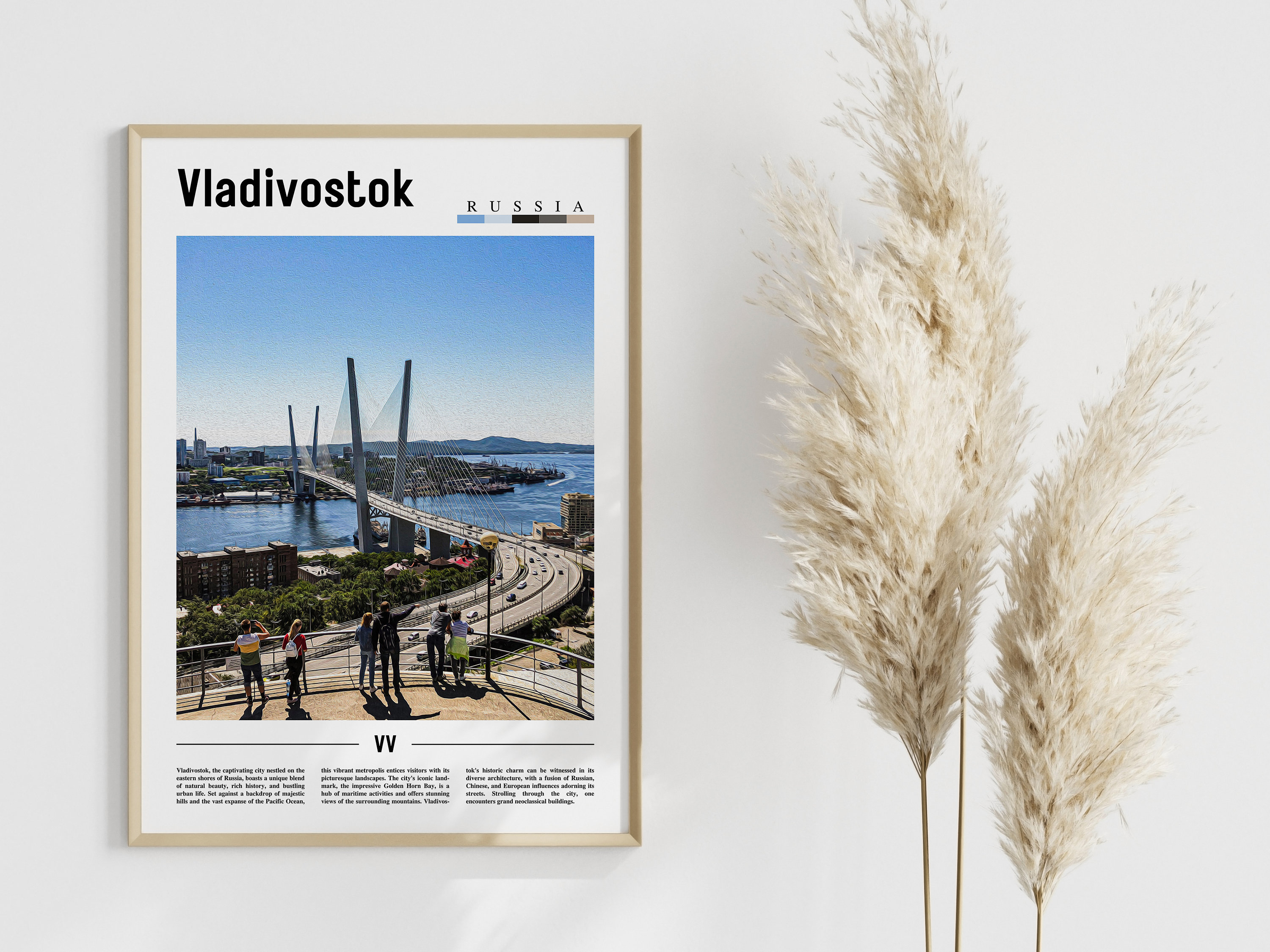 Vladivostok Poster, Vladivostok Print, Vladivostok Wall Art, Europe ...