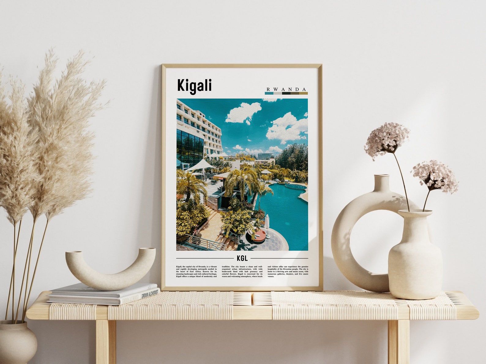 Kigali Poster, Kigali Print, Kigali Wall Art, Minimal Travel Print ...