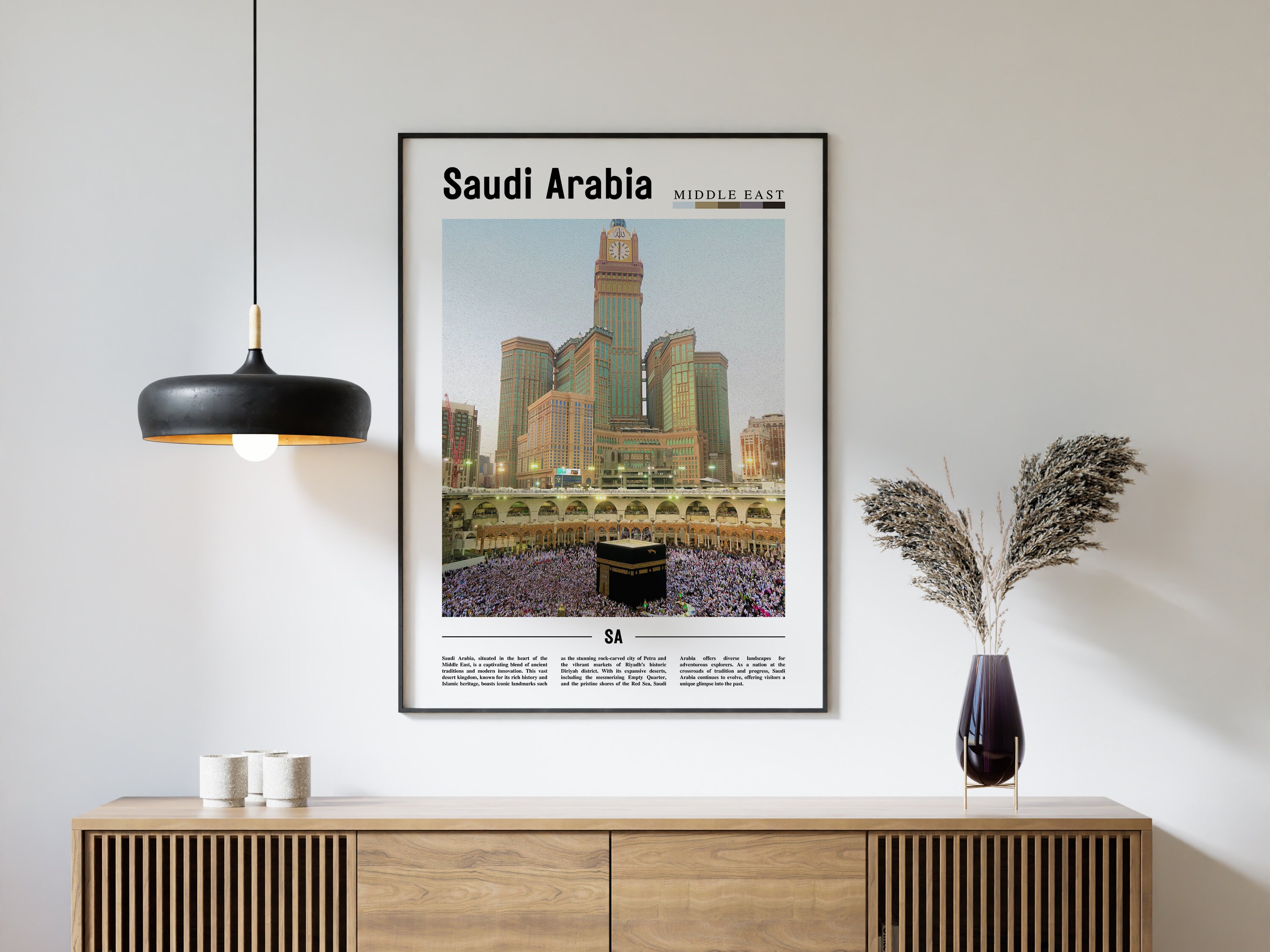 Saudi Arabia Poster, Saudi Arabia Print, Saudi Arabia Wall Art, Minimal ...